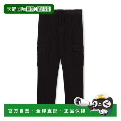 日本直邮JAMES PERSE 棉质卡其裤 黑色阔腿裤 休闲裤MACS1439工装