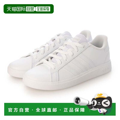 日本直邮adidas 阿迪达斯 GRANDCOURT 2.0K跑鞋（白/白/灰）