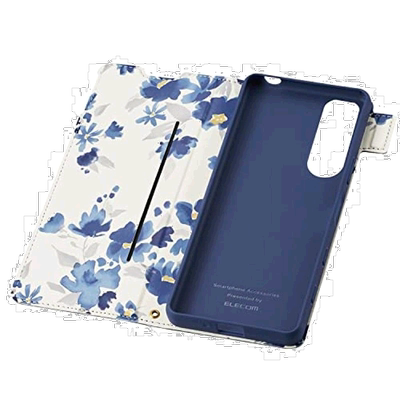 【日本直邮】宜丽客Xperia5III薄型手机皮壳 藏青PM-X214PLFUJNV