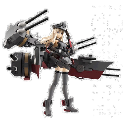 自营｜AGP机娘计划 舰core  Bismarck drei 约140mm 人偶万代