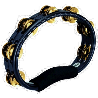 【日本直邮】MEINL Percussion手摇铃ABS制黑色蚕豆形黄铜铃