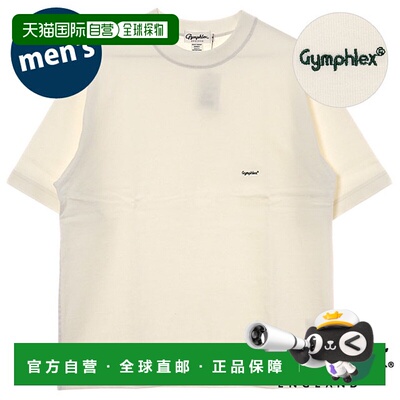 日本直邮Gymphlex 圆领短袖 T恤 [#J-9271 HWJ SS25] 男士运动上