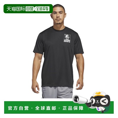 日本直邮阿迪达斯adidas篮球服World Wide Hoops图案T恤RP420-KS2