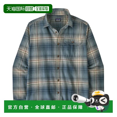 日潮跑腿patagonia巴塔哥尼亚 男士长袖轻薄峡湾法兰绒衬衫 42410