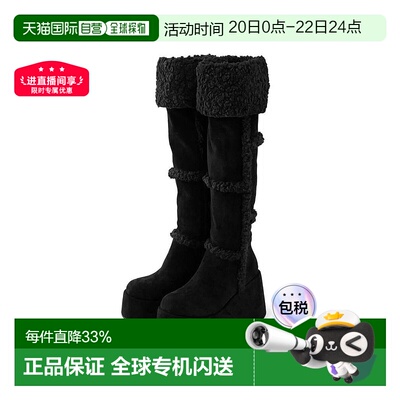 日本直邮日潮 GRL  厚底 羊皮 材质 过膝长靴zr1451