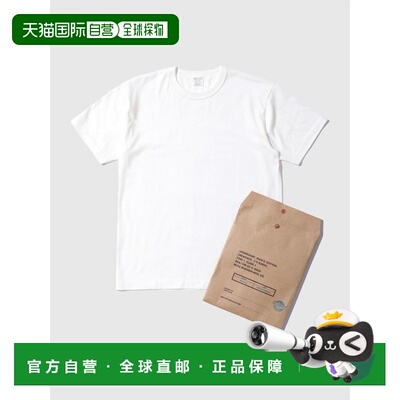 日本直邮BUZZ RICKSON'S 男女短袖T恤简约设计纯棉纯色可作打底衫