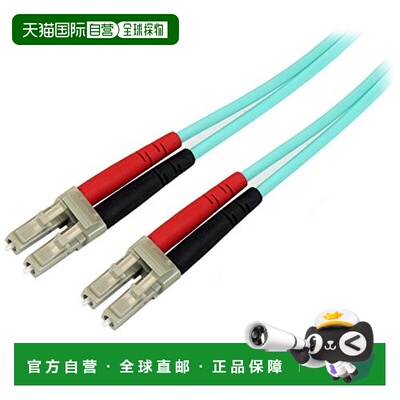 【日本直邮】星科技 光纤电缆 3m LSZH兼容100Gbps 浅蓝 450FBLCL