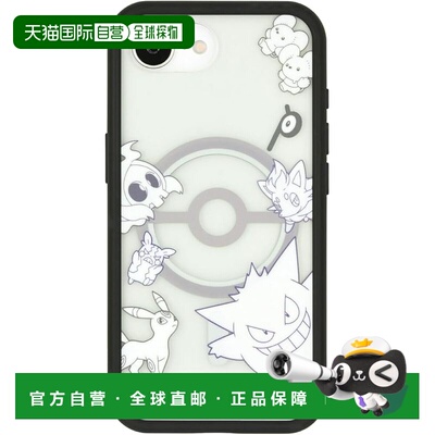 【日本直邮】Gourmandies宝可梦 iPhone16e 黑壳 POKE-979BK