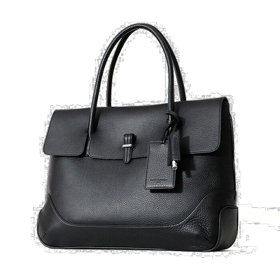 日本直邮PELLE MORBIDA 手提包 B4 A4 商务包男女士首航黑炭海军