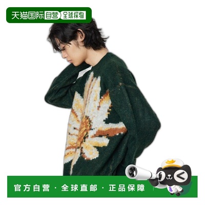 1h可退 日本直邮RODEO CROWNS 女士大花图案针织上衣 421ISR70003