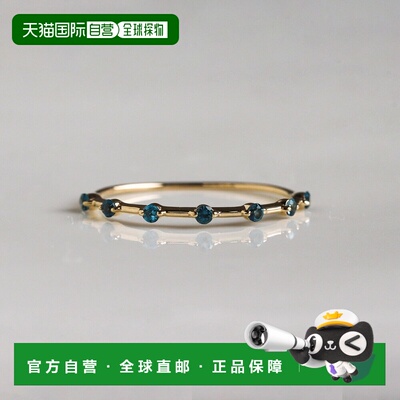 日本直邮cui-cui 女士 伦敦蓝托帕石戒指 K10黄金 756777