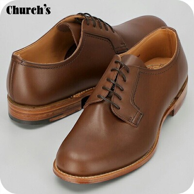 日本直邮Church's 男士商务鞋 皮革 ENGLAND BARKSON F0AAR 棕色