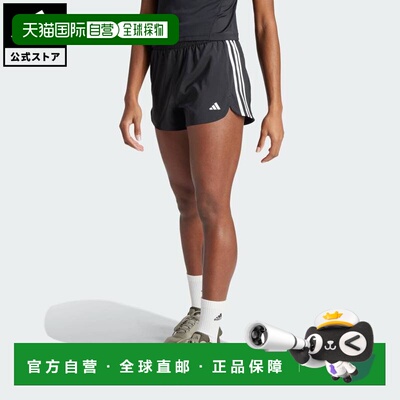 日本直邮 adidas 女性运动短裤 IT7760 黑色