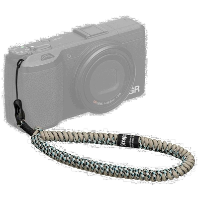 【日本直邮】Hakuba白马相机背带 肩带腕带薄紧凑型相机针织 斑白