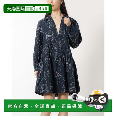 日本直邮LOUISVILLE 连衣裙 蓝色女装