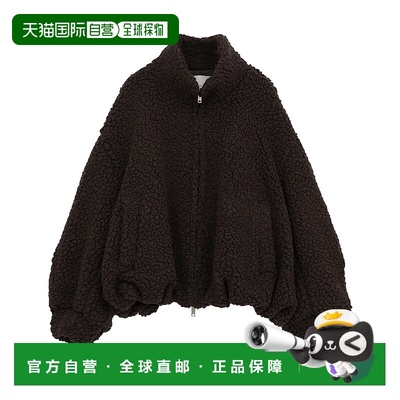 1h可退 日本直邮CLANE 女装 宽松半拉链连帽外套 125650014