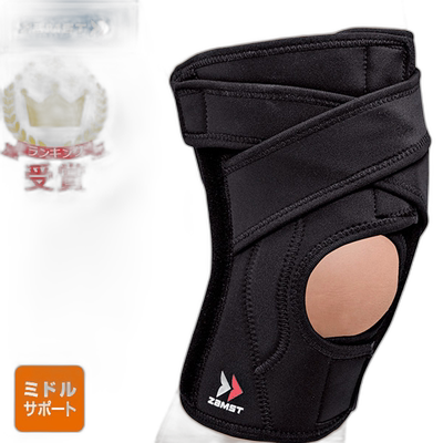 日本直邮ZAMST EK-5 膝盖支撑 中间支撑 用于抑制左右膝盖晃动 左