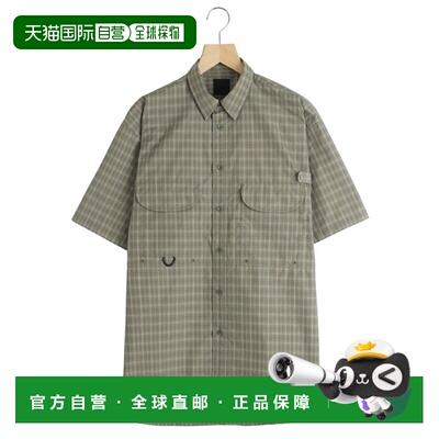 日本直邮DAIWA PIER39：短袖夏季格子图案科技钓鱼衬衫 / ：BE-70