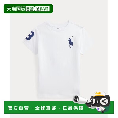 日本直邮Ralph Lauren (Boy 2-7岁) Big Pony 纯棉针织T恤