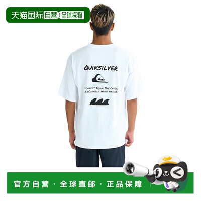日本直邮Quiksilver HAND DRAWN 半袖T恤 [03622781] 白色