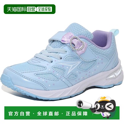 【日本直邮】瞬足 女童运动鞋 轻量 LEC 6440 浅蓝色/薰衣草紫