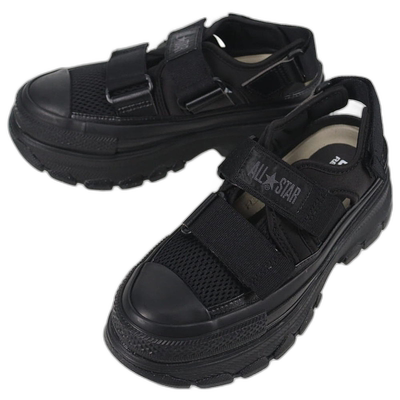 日本直邮CONVERSE ALL STAR R TREKWAVE 凉鞋 OX 黑色单色 1SD840