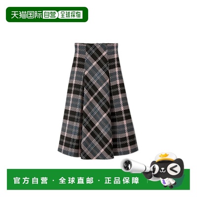 日本直邮日潮 Snidel 格纹长裙 女士 SWFS244085半身裙中长裙羊毛