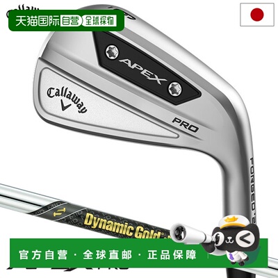日本直邮Callaway APEX PRO 铁杆6 件套（5-9PW）男士右手Dynamic