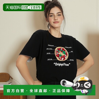 1h可退 日本直邮T-GRAPHICS 男女同款夏日休闲快干短袖T恤 食物图