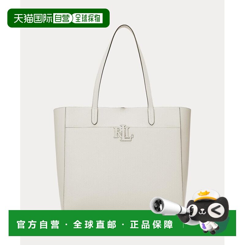 日本直邮LAUREN RALPH LAUREN 女士 Pebbled皮革大号Cameryn托特