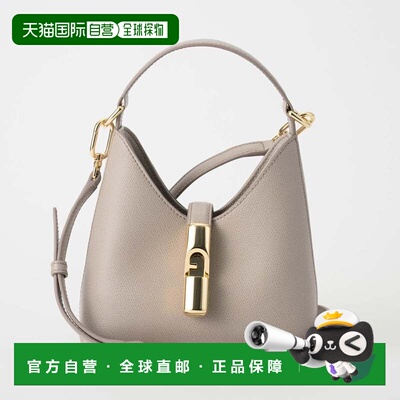 日本直邮FURLA 肩包 Iride 迷你包 WE00876 ARE000 4892S 羊绒灰