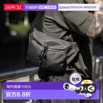 1h可退 日本直邮RODE SKO 男士 轻量 多功能尼龙斜挎包 XXA41AU10