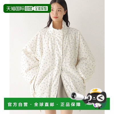 1h可退 日本直邮Heather女士宽松花柄双拉链中长夹克 593654外套