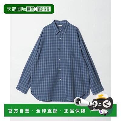 1h可退 日本直邮Steven Alan C/L/S 渐变格纹 宽松版 常规领衬衫