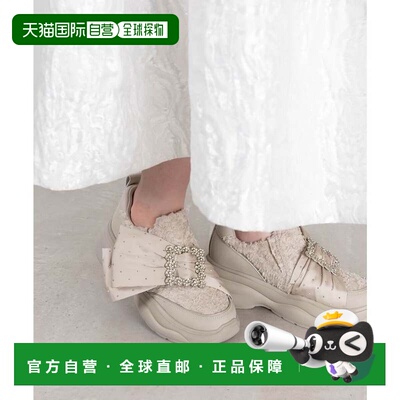 日本直邮RANDA 大蝴蝶结厚底松糕鞋运动鞋 RA041BW015273