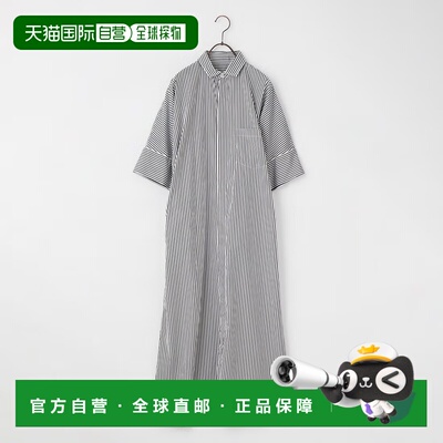 日本直邮TICCA 女装 半袖衬衫连衣裙 全棉挺括波点感泡泡袖设计 T