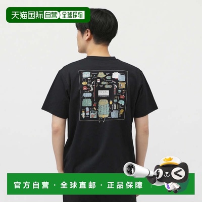 日本直邮TIGORA 男士户外半袖T恤 图形半袖T恤 Packing List [TR-