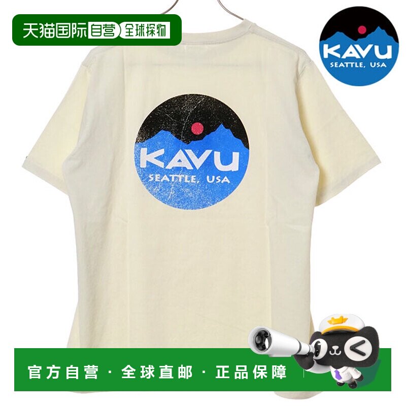 日本直邮KAVU 男士山峰标志 T恤 [19822415 SS26] 山峰标志 T恤短