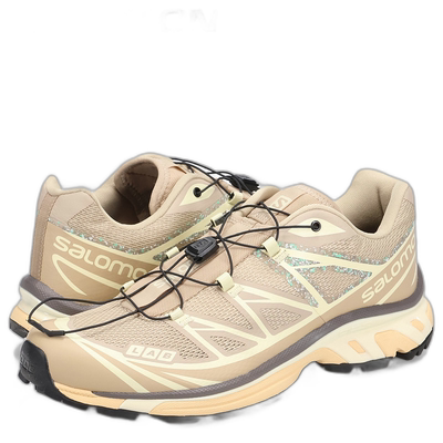日本直邮SALOMON 男士运动鞋 XT-6 MINDFUL 3 米色 L47467100