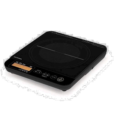 【日本直邮】Iris Ohyama  IH电磁炉 带液晶 1400W 7档火力调整