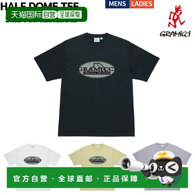 日本直邮Gramicci HALF DOME T恤 休闲衬衫短袖G6SU-T121