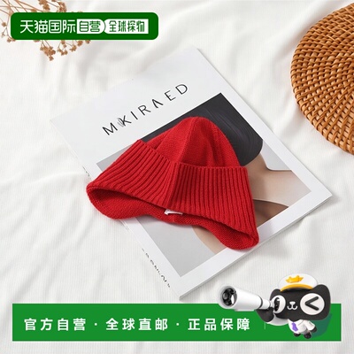 1h可退 日本直邮RACAL 男士秋冬耳罩短款针织帽 2WAY设计 保暖舒