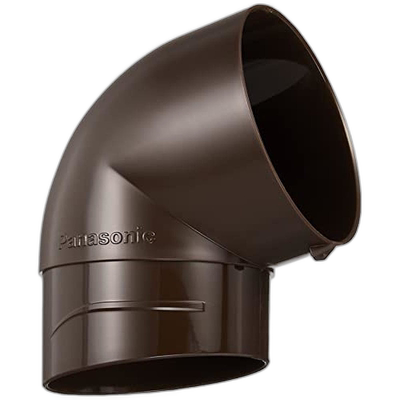 【日本直邮】松下 弯头管接头 弯度105°60MM 100个装 棕色  KQ55
