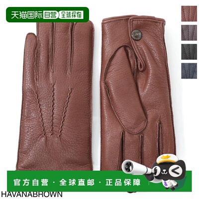 日本直邮Dents 男士 Heritage Collection Windsor 鹿皮手套 15 1
