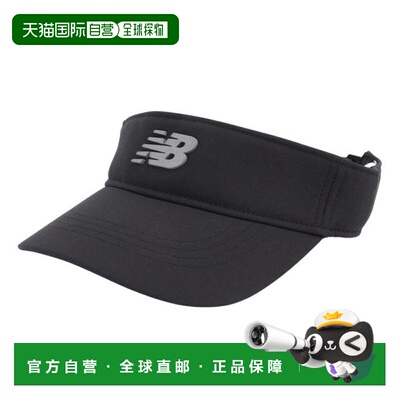 日本直邮New Balance 女士高性能遮阳帽 LAH51008BK 黑色