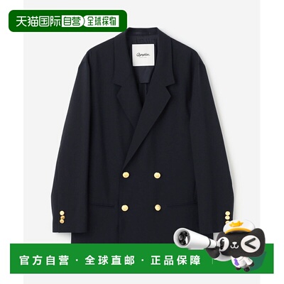 日本直邮GYMPHLEX女装双排扣修身西装外套 BSB261L1010034