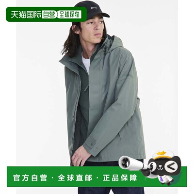 日本直邮AIGLE 哥尔泰克斯连帽夹克 艾高深绿色户外外套