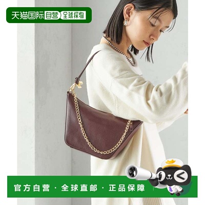 日本直邮AULENTTI 链条包 酒红色 三用