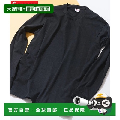 日本直邮 Supreme 长袖空白T恤 美国制造 长袖T恤