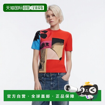 日本直邮Postcard Collage T恤 上衣女装